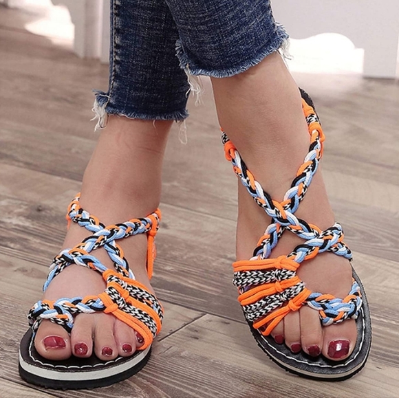 Ralsko | Shoes | Ralskoralsko Womens Flip Flops Sandals Handwoven Rope ...